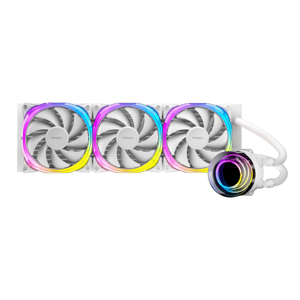 Antec VORTEX 360mm ARGB Liquid CPU Cooler - White - Ac1Tech