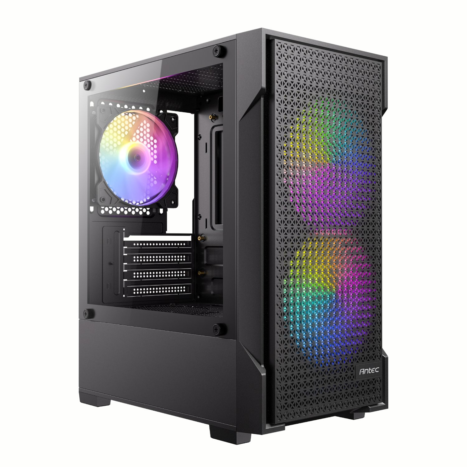 Antec VX100M ARGB Micro-ATX Mini Tower Gaming Chassis - Ac1Tech