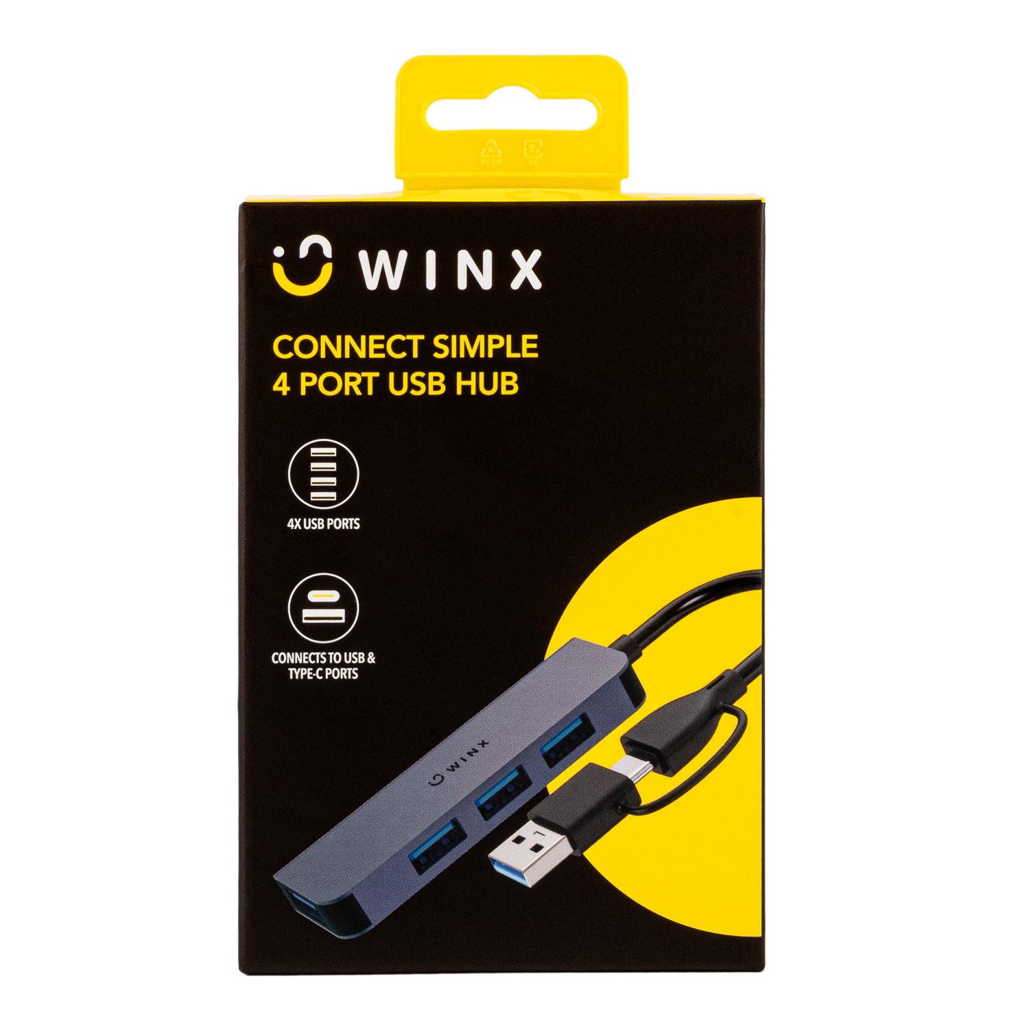 WINX CONNECT Simple USB/Type-C Hub - Ac1Tech
